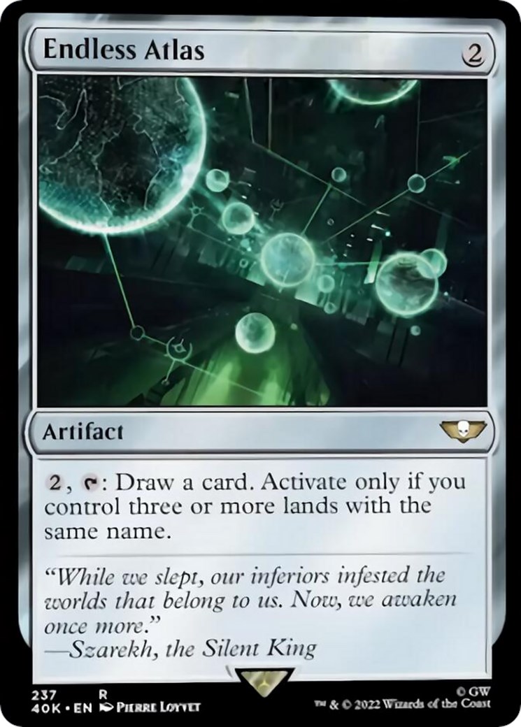 Endless Atlas (Surge Foil) - Universes Beyond: Warhammer 40,000 - Magic ...