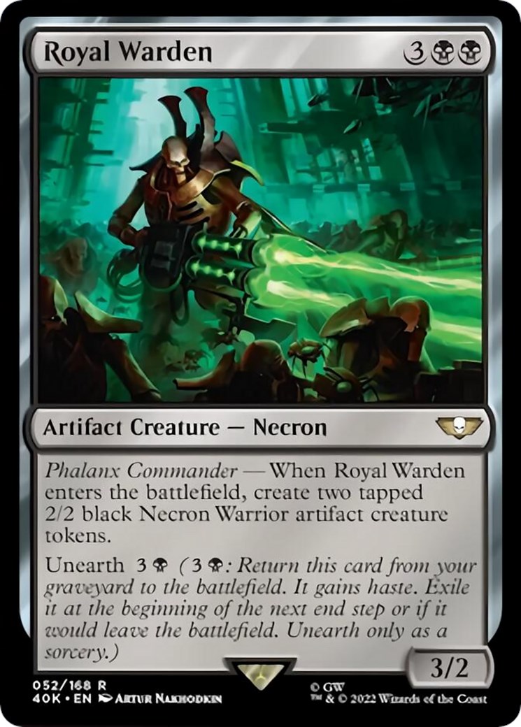 Royal Warden (Surge Foil) - Universes Beyond: Warhammer 40,000 - Magic ...