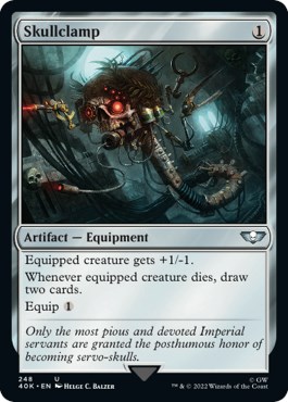 Skullclamp (Surge Foil) - Universes Beyond: Warhammer 40,000 - Magic ...