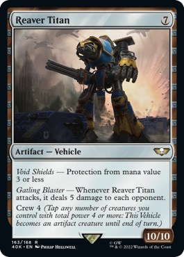 Reaver Titan (Surge Foil) - Universes Beyond: Warhammer 40,000 - Magic ...