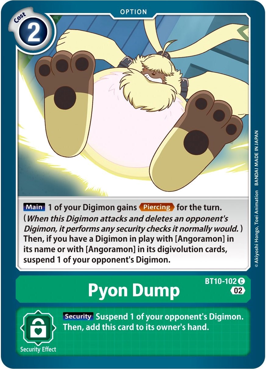 Pyon Dump - Xros Encounter - Digimon Card Game