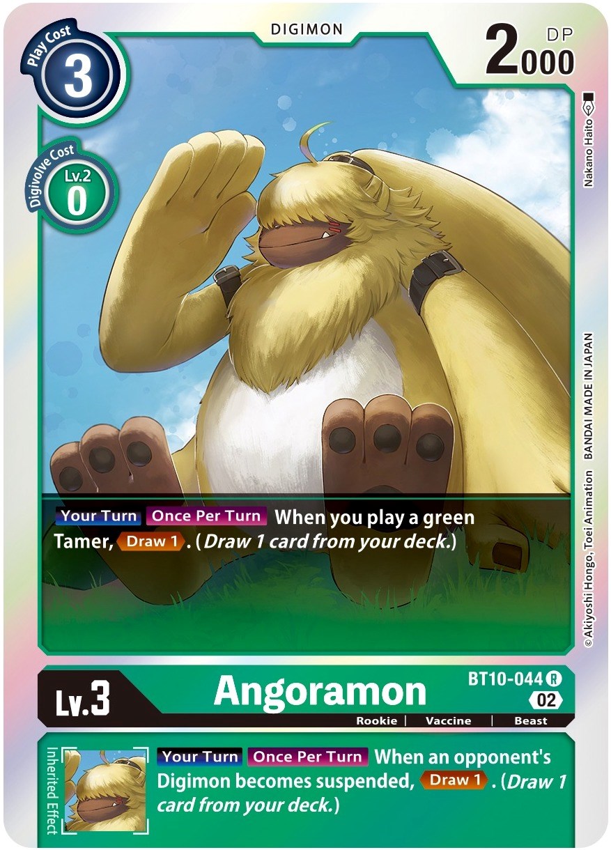 Angoramon - Xros Encounter - Digimon Card Game