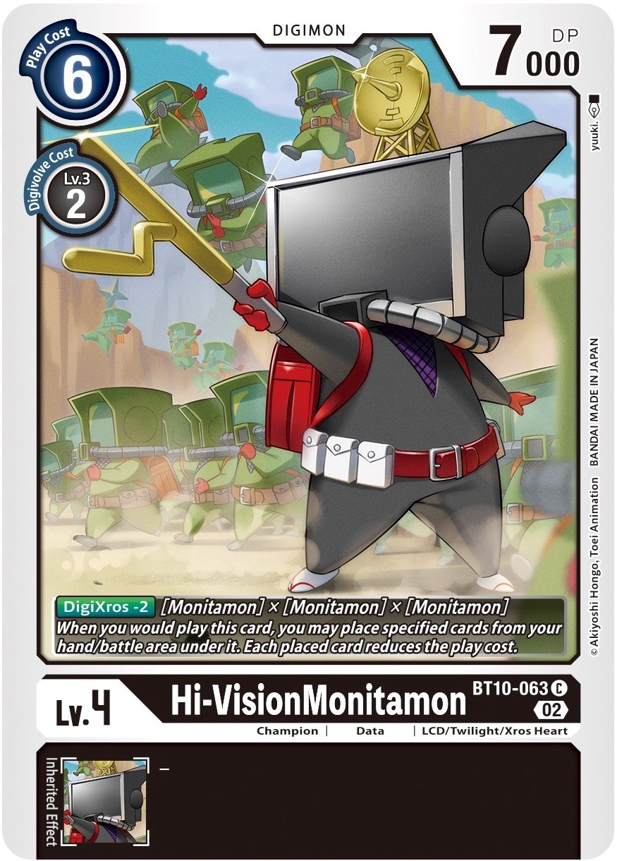 Hi-VisionMonitamon - Xros Encounter - Digimon Card Game