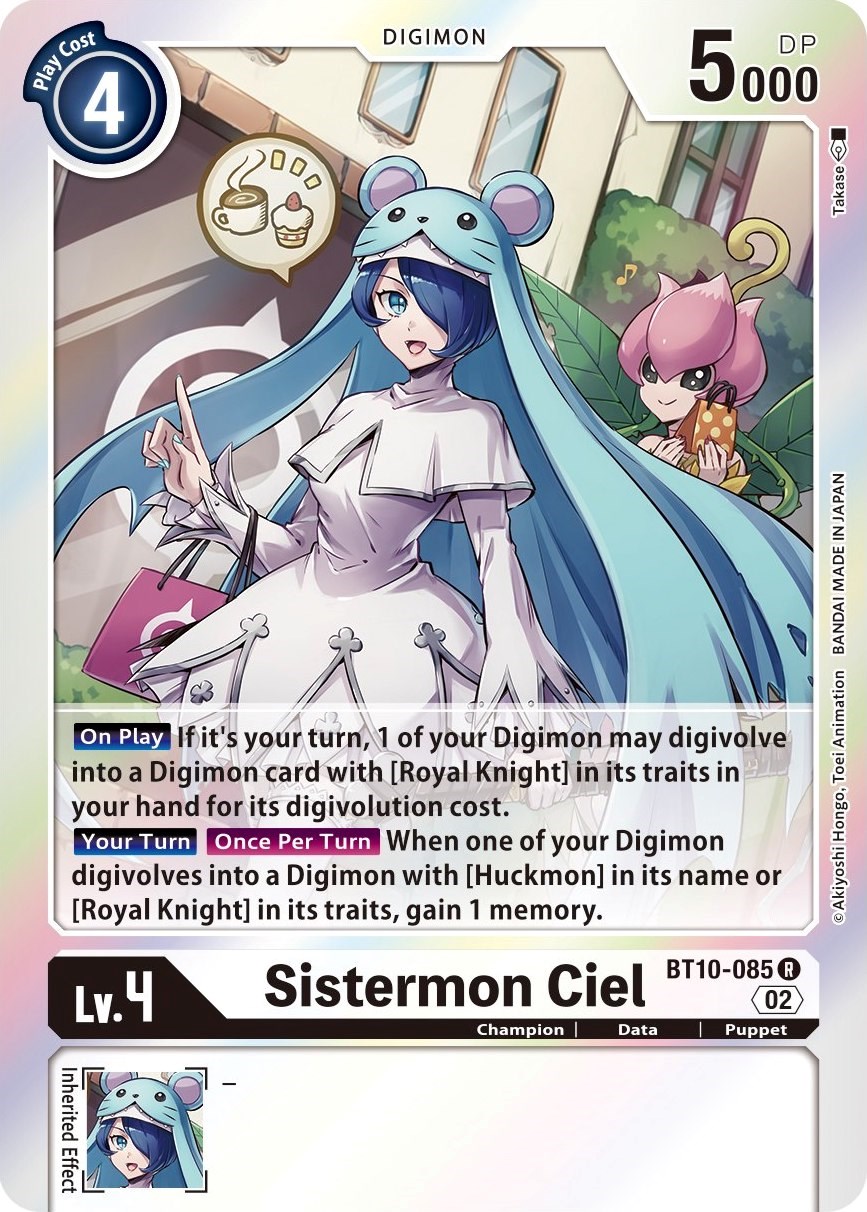 Sistermon Ciel - Xros Encounter - Digimon Card Game