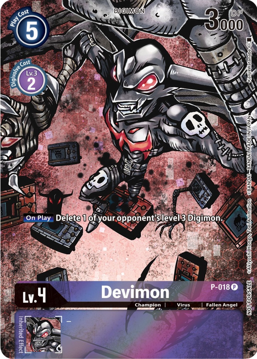 Devimon - P-018 (25th Special Memorial Pack) - Digimon Promotion Cards ...