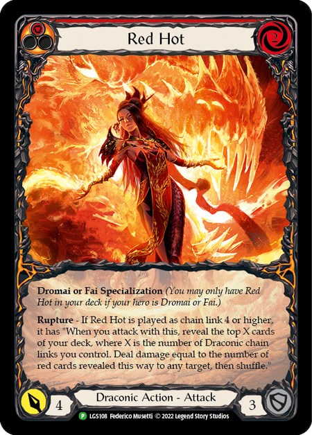 Red Hot - Flesh and Blood: Promo Cards - Flesh and Blood TCG