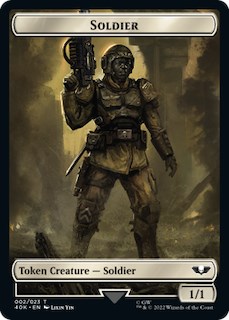 Soldier (002) // Zephyrim Double-sided Token - Universes Beyond ...