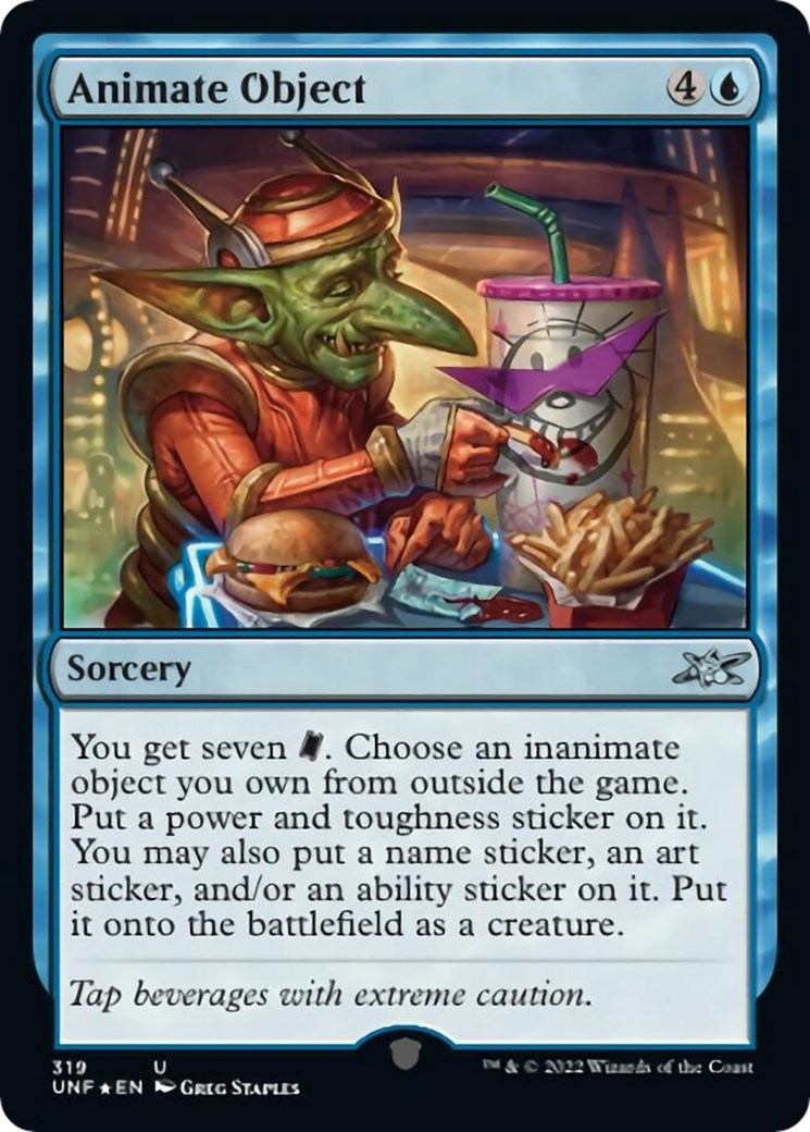 Animate Object (Galaxy Foil) - Unfinity - Magic: The Gathering