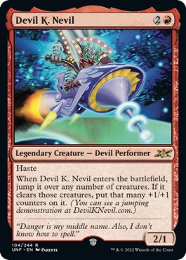 Devil K. Nevil - Unfinity - Magic: The Gathering