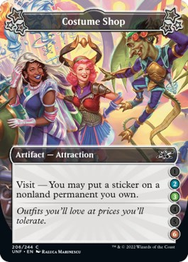 Costume Shop (2-3-6) - Unfinity - Magic: The Gathering