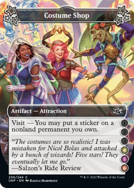 Costume Shop (4-5-6) - Unfinity - Magic: The Gathering