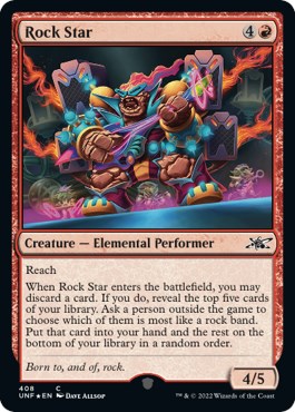 Rock Star (Galaxy Foil) - Unfinity - Magic: The Gathering