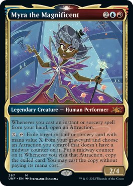 Myra the Magnificent (Showcase) - Unfinity - Magic: The Gathering
