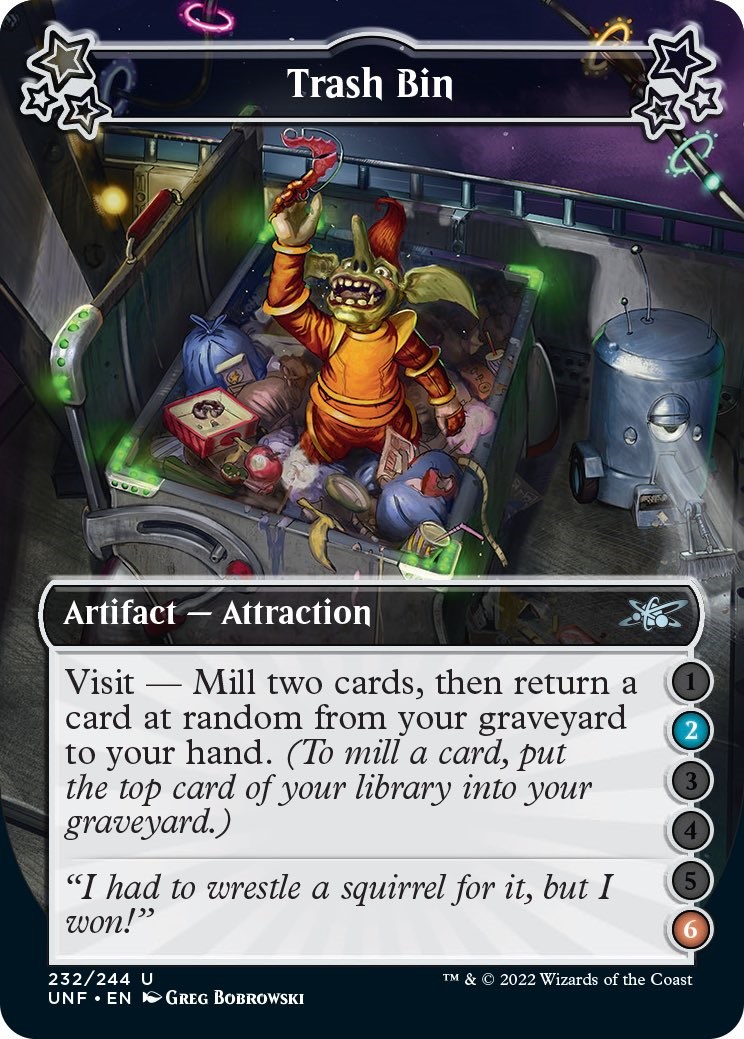 Trash Bin (2-6) - Unfinity - Magic: The Gathering