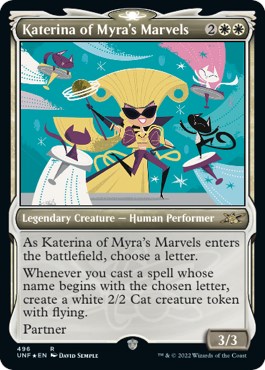 Katerina of Myra's Marvels (Showcase) - Unfinity - Magic: The Gathering