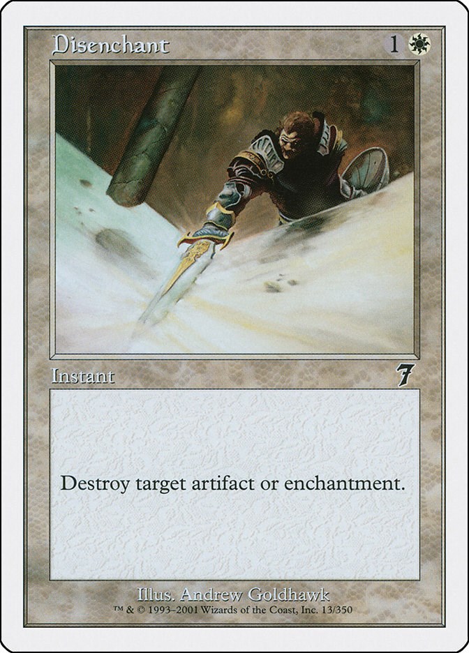 Disenchant - 7th Edition - Magic: The Gathering