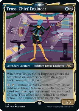 Truss, Chief Engineer (Showcase) - Unfinity - Magic: The Gathering