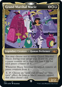 Grand Marshal Macie (Showcase) (Galaxy Foil) - Unfinity - Magic: The ...