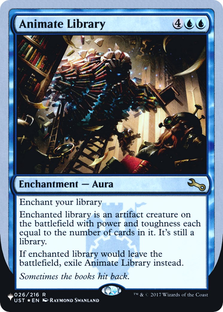 Animate Library - The List Reprints - Magic: The Gathering