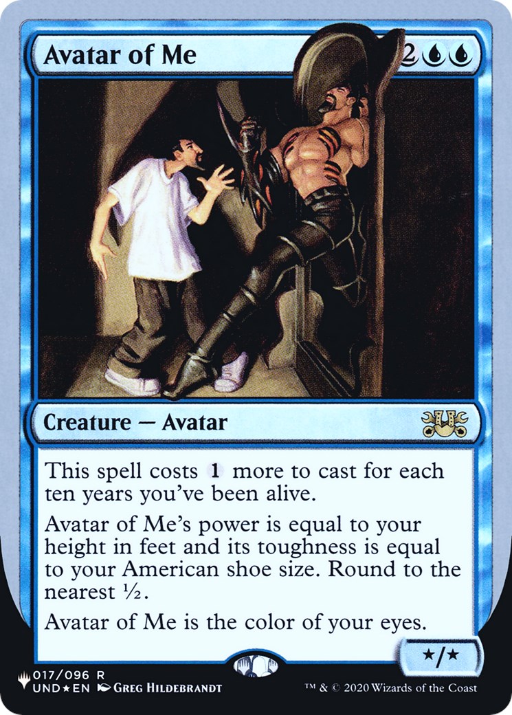 Avatar of Me - The List Reprints - Magic: The Gathering