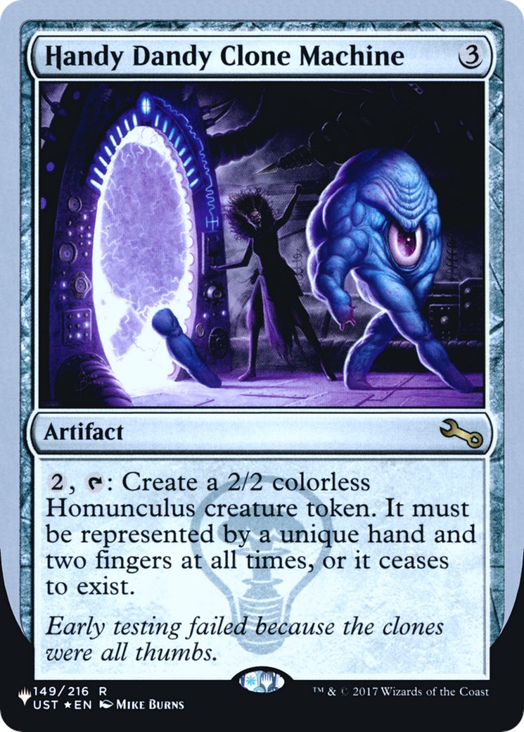 Handy Dandy Clone Machine - The List Reprints - Magic: The Gathering