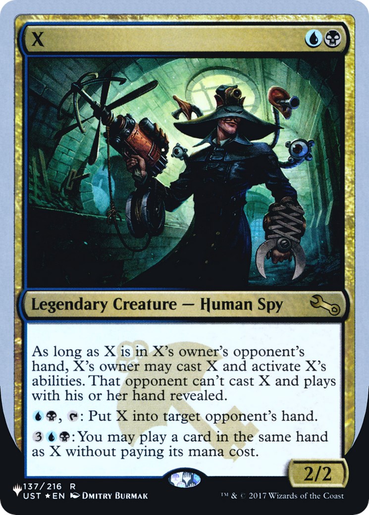 X - The List Reprints - Magic: The Gathering