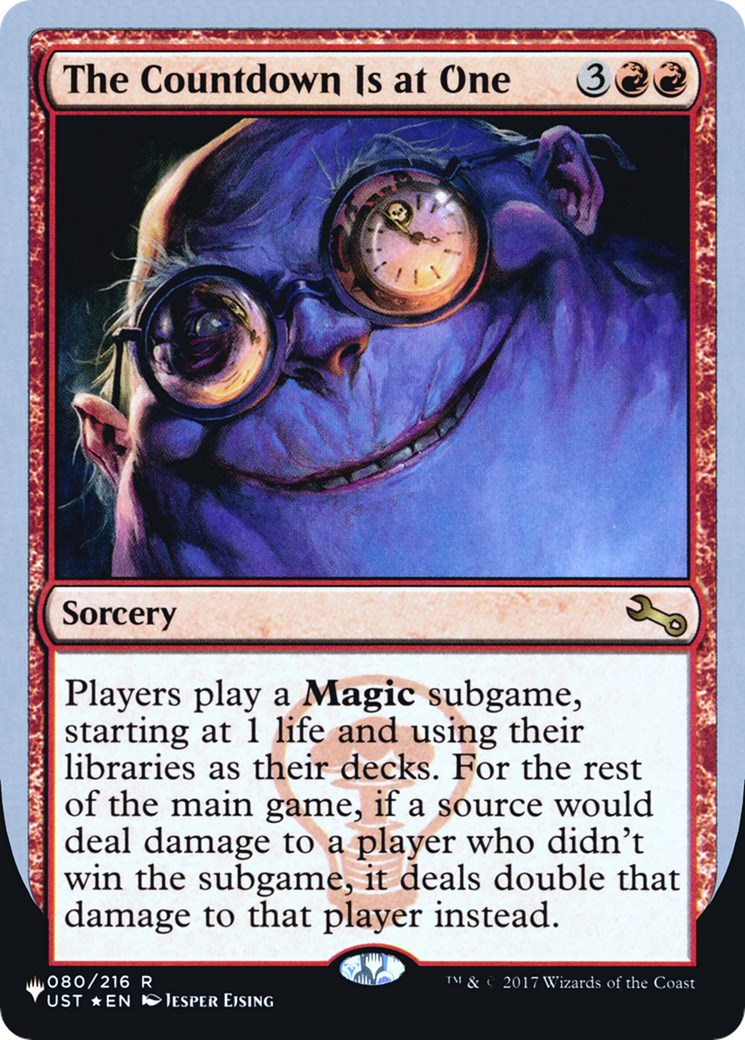 The Countdown Is at One - The List Reprints - Magic: The Gathering