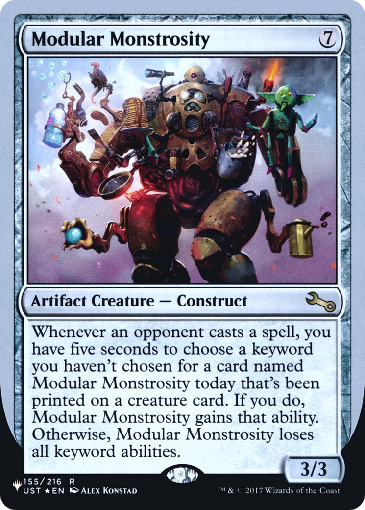 Modular Monstrosity - The List Reprints - Magic: The Gathering