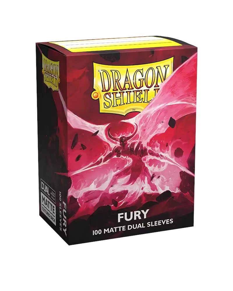 Dragon Shield Dual Matte Standard Sleeves - Fury (100-Pack) - Dragon ...