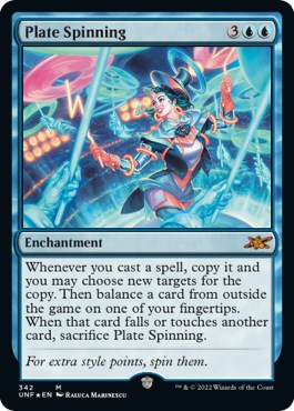Plate Spinning (Galaxy Foil) - Unfinity - Magic: The Gathering