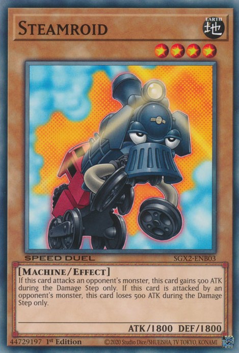 Steamroid - Speed Duel GX: Midterm Paradox - YuGiOh