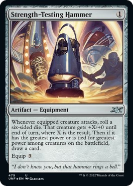 Strength-Testing Hammer (Galaxy Foil) - Unfinity - Magic: The Gathering