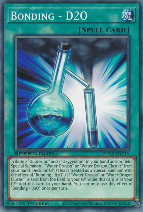 Bonding D2o Speed Duel Gx Midterm Paradox Yugioh 1537