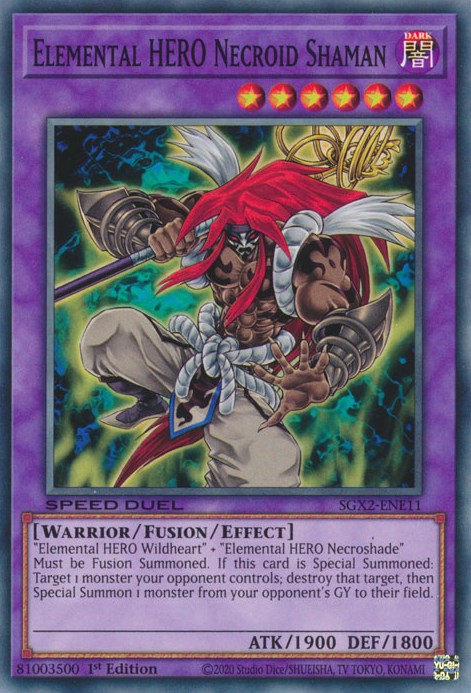 Elemental HERO Necroid Shaman - Speed Duel GX: Midterm Paradox - YuGiOh