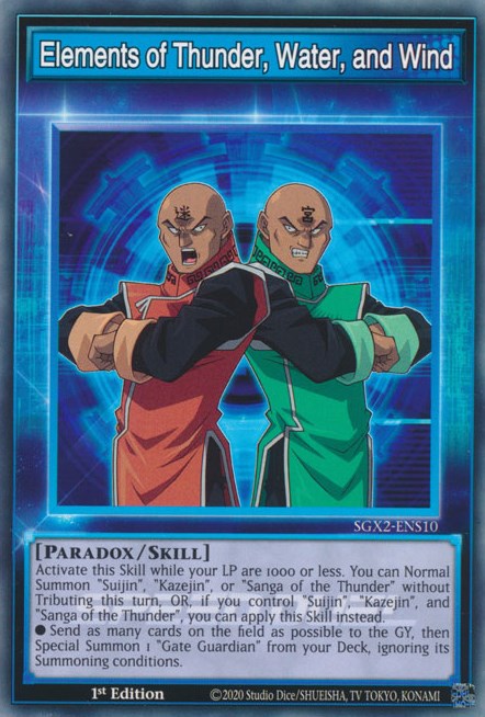 Elements of Thunder, Water, and Wind - Speed Duel GX: Midterm Paradox ...