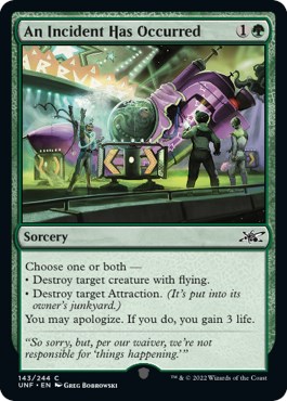 An Incident Has Occurred - Unfinity - Magic: The Gathering