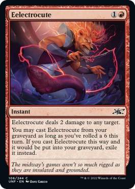 Eelectrocute - Unfinity - Magic: The Gathering