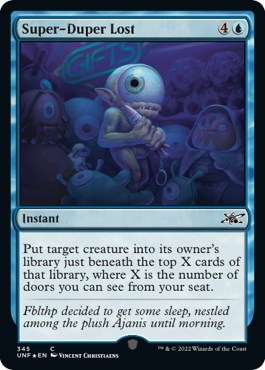 Super-Duper Lost (Galaxy Foil) - Unfinity - Magic: The Gathering
