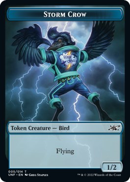 Storm Crow Token - Unfinity - Magic: The Gathering