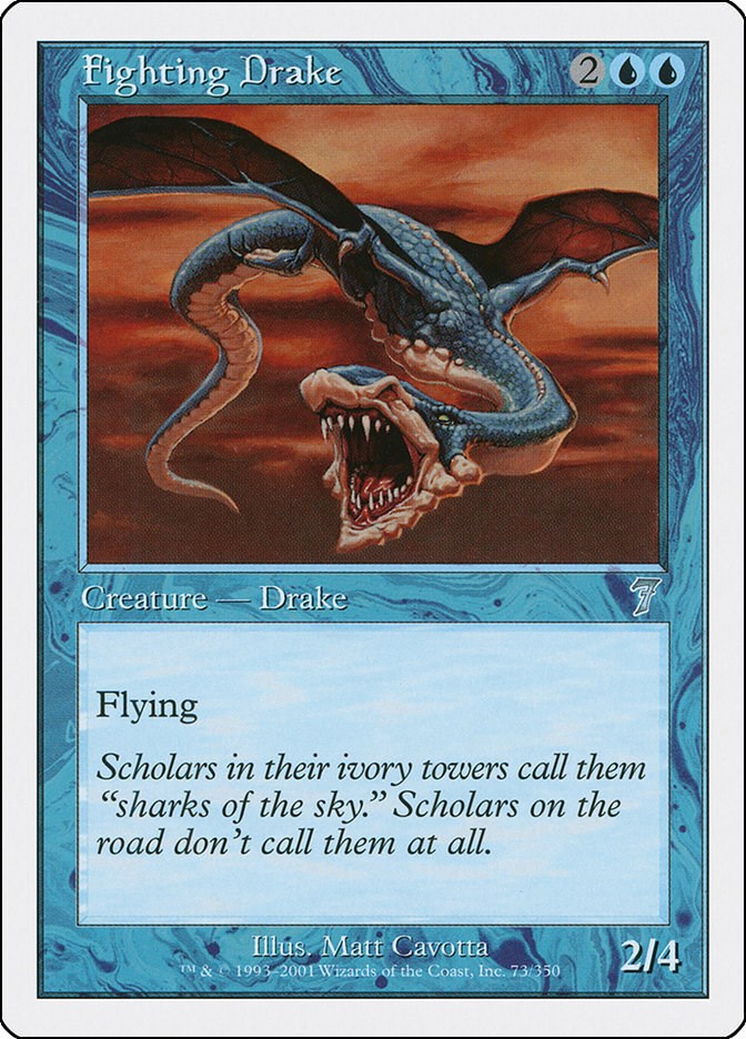 Fighting Drake - 7th Edition - Magic: The Gathering