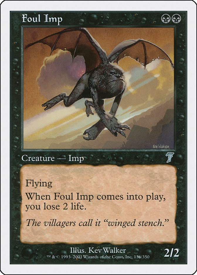 Foul Imp - 7th Edition - Magic: The Gathering