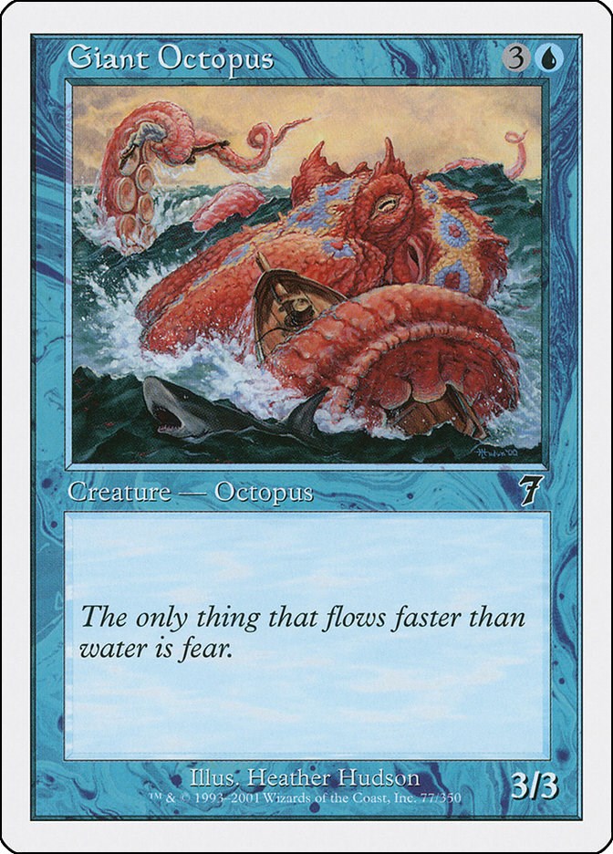 Giant Octopus - 7th Edition - Magic: The Gathering