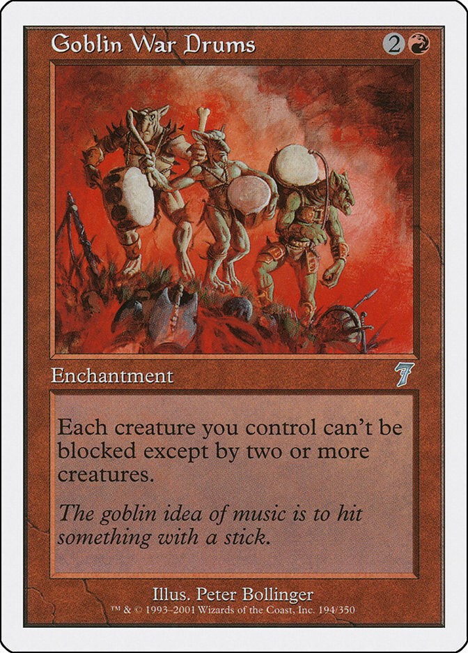 Goblin War Drums - 7th Edition - Magic: The Gathering