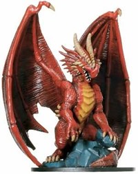 Huge Red Dragon - Giants Of Legend - D & D Miniatures