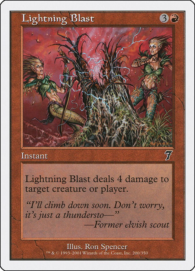 Lightning Blast - 7th Edition - Magic: The Gathering