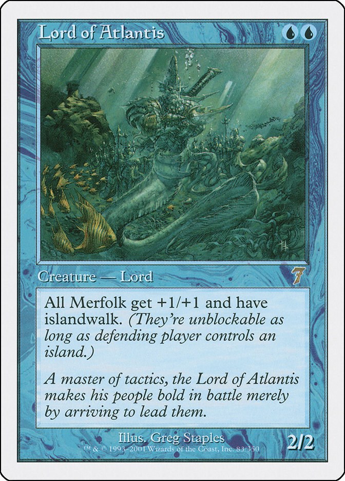 Lord of Atlantis - 7th Edition - Magic: The Gathering