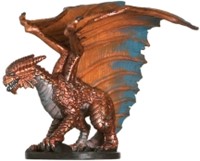 Large Copper Dragon - Angelfire - D & D Miniatures