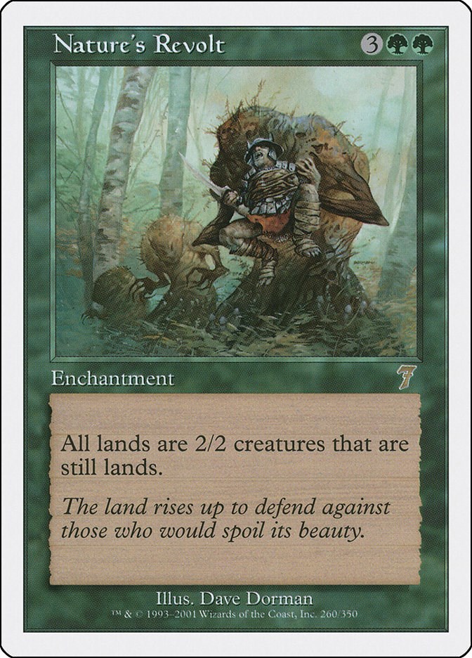 Nature's Revolt - 7th Edition - Magic: The Gathering