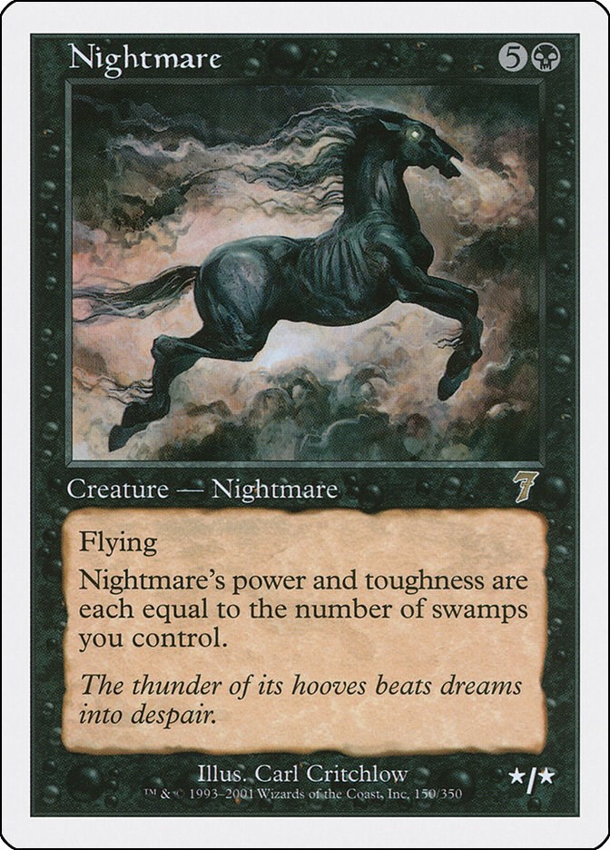 Nightmare - 7th Edition - Magic: The Gathering