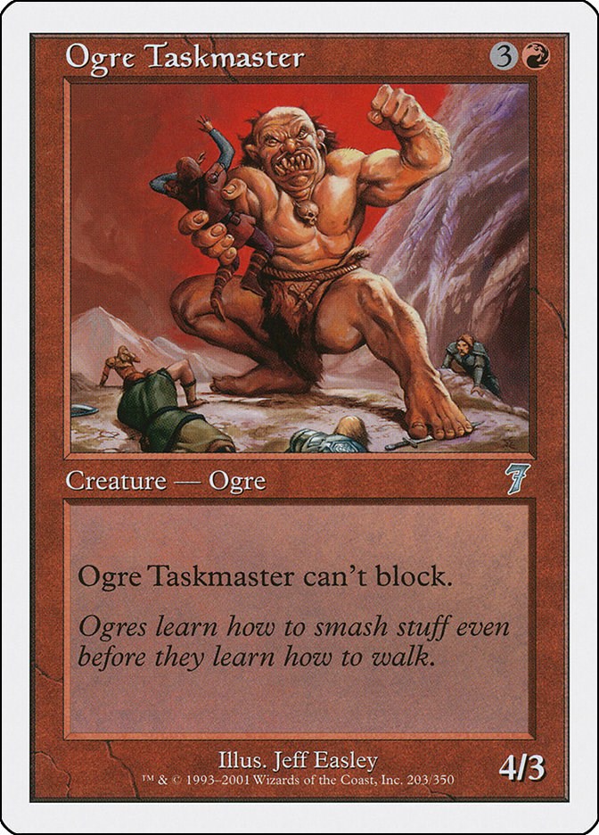 Ogre Taskmaster - 7th Edition - Magic: The Gathering